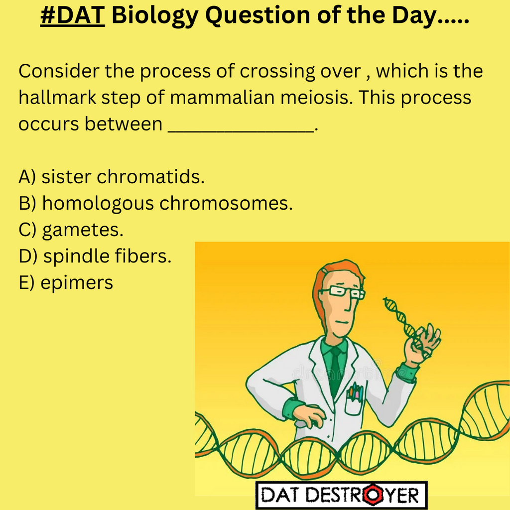 DAT - 🧑‍🔬🧫🎉 ️DAT Biology | DAT Destroyer | Student Doctor Network