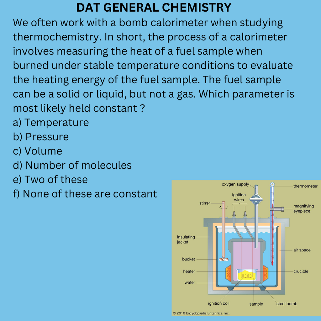 DAT - ⚗️🧪DAT GENERAL CHEMISTRY | DAT DESTROYER | OAT DESTROYER ...
