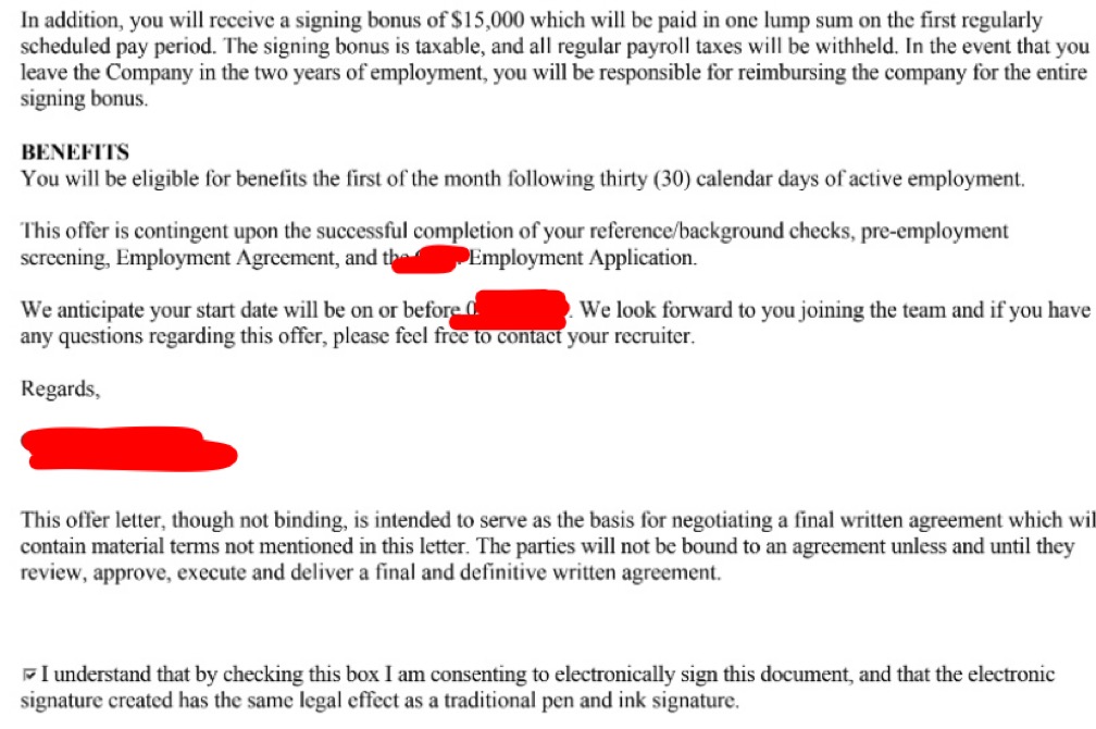 Joining Bonus Letter Hi, Can Anyone Please Explain This In Simple