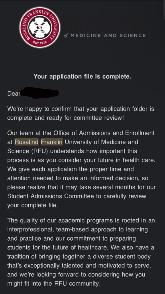 2024-2025 Chicago Med (Rosalind Franklin) | Page 4 | Student Doctor ...